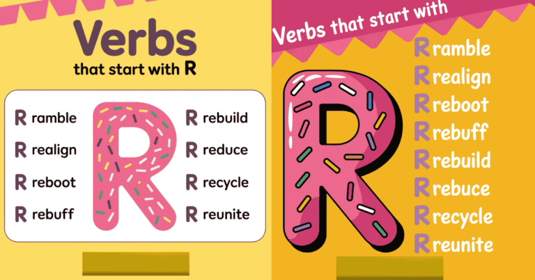 List of Verbs Starting With The Letter “R” - grammarchampion.com